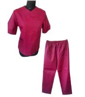China 180gsm-220gsm Polyester Cotton Scrubs Medical Uniform Scrubs For Doctors Nurse for sale