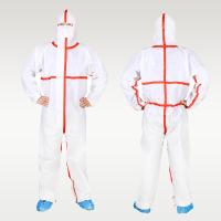 China 50-70gsm Full Body Protective Suit Medical Non Woven Disposable Microporous Coverall for sale