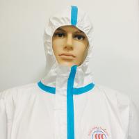 China 50-70gsm Full Body Protective Suit Medical Non Woven Disposable Microporous Coverall for sale