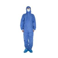 China OEM ODM Type 5 6 Disposable Coveralls SMS Disposable Jumpsuits One Time Use for sale