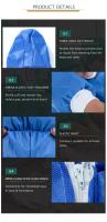 China OEM ODM Type 5 6 Disposable Coveralls SMS Disposable Jumpsuits One Time Use for sale