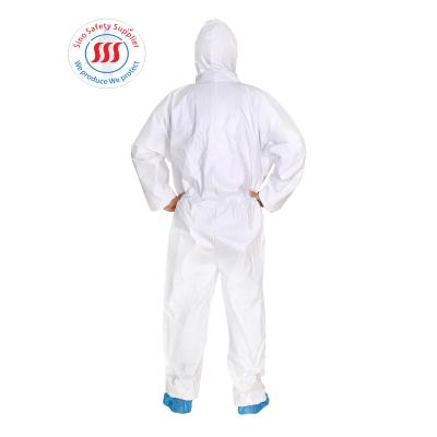 China Chemical Type 5 6 Disposable Coveralls Disposable Painting Overalls Asbestos Removal for sale
