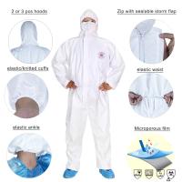 China Chemical Type 5 6 Disposable Coveralls Disposable Painting Overalls Asbestos Removal for sale
