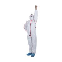 China Type 4 5 6 Single Use Isolation Suit Medical Disposable SF Laminated Coverall for sale