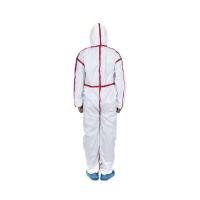 China Type 4 5 6 Single Use Isolation Suit Medical Disposable SF Laminated Coverall for sale