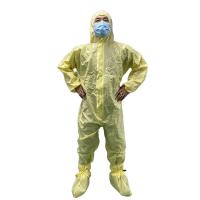 China OEM Tear Resistant PP Non Woven Coverall PP Disposable Coveralls With Hood for sale