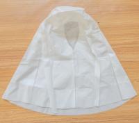 China OEM Disposable Head Neck Cover Tie Strip Waterproof Microporous Film Hood Cover for sale