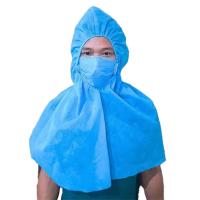 China PP PE Disposable Head Neck Cover One Time Use Balaclava Protection Cap for sale