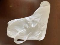 China 50-70gsm Microporous Disposable Boot Cover Non Slip Boot Shoe Covers With PVC Sole for sale