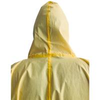 China Nonwoven Pp Pe Coating Disposable Chemical Coveralls 100 Gsm With Tape for sale