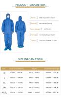 China Industrial Sms Non Woven Disposable Coverall Breathable Flame Resistant for sale