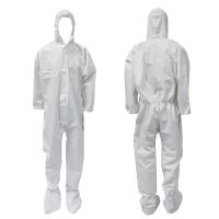 China OEM EN13485 Type 6 Ppe Kit Chemical Disposable Coverall Waterproof for sale