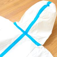 China Medical Ppe Disposable Coveralls Aami Pb70 Level 1 2 3 Taped Microporous for sale