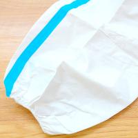 China Non Woven Type 4 5 6 Hooded Microporous SF Disposable Protection Clothing With Boots for sale