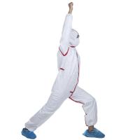 China ISO 13982 TYPE 4 5 6 Non Woven Personal Isolated Disposable Coverall Waterproof for sale