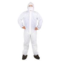 China Non Woven OEM Pp Industrial Polyethylene Disposable Coveralls Dust Proof for sale