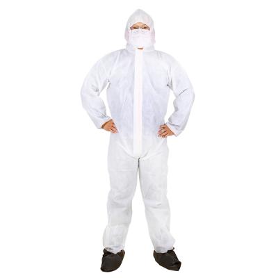China Non Woven OEM Pp Industrial Polyethylene Disposable Coveralls Dust Proof for sale