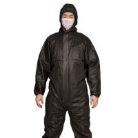 China Pp Non Woven Construction Feeding Agriculture Disposable Coverall Breathable Grey Color for sale