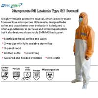China OEM Non Woven Mechanic Disposable Coverall Industry Protection Coveralls for sale