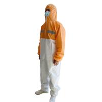 China OEM Non Woven Mechanic Disposable Coverall Industry Protection Coveralls for sale