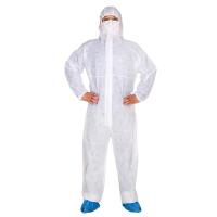 China Uniform Non Woven Polypropylene Disposable Coverall One Piece With Hood for sale
