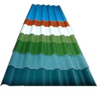 China 0.45mm 0.6Mm Thick Zinc Coated Prepainted Steel Roofing Sheet Corrugated Metal Roofing Sheet for sale