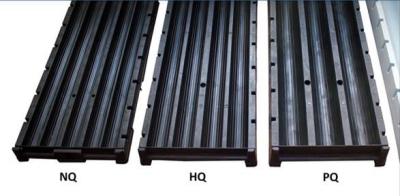 China Plastic Drilling Core Tray BQ NQ HQ PQ 1m Slot High Temperature Resistant for sale