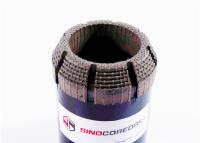 China Natural Diamond Surface Set Core Drill Bit 40/60 SPC AAA Grade for Medium Hard Rock for sale