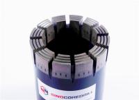 China Impregnated Diamond Core Bits BQ NQ HQ PQ with Face Discharge Holes 9mm 12mm 16mm Crown for sale