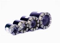 China Impregnated Diamond Core Bits BQ NQ HQ PQ with Face Discharge Holes 9mm 12mm 16mm Crown for sale