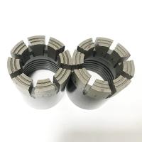 China Threaded Diamond Core Drilling Bit For Construction BQ NQ HQ for sale