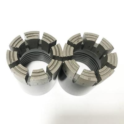 China Threaded Diamond Core Drilling Bit For Construction BQ NQ HQ for sale