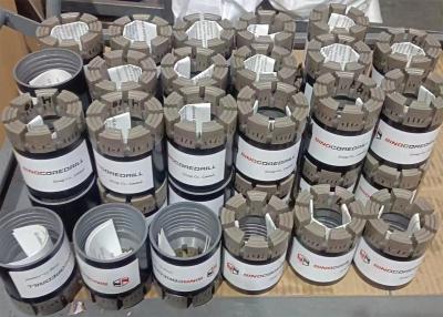 China Wireline Impregnated Diamond Core Drill Bit NQ HQ Wear Resistant for Mineral Exploration for sale
