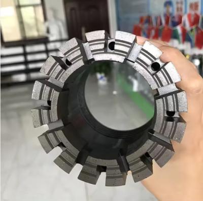 China Turbo Type BQ NQ HQ PQ Impregnated Diamond Core Drill Bits for Hard Rock Mining for sale