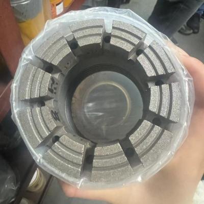China Elongated Face Discharge BQ NQ HQ PQ Diamond Core Bit 15mm Crown for Broken Sedimentary for sale