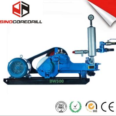 China BW500 Horizontal Three Cylinder Mud Pump - 500L/Min Max Flow, Diesel Powered for Construction & Mining for sale
