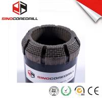 China Natural Diamond HQ3 Surface Set Core Drill Bit 95.58mm OD for Medium-Hard Geological Formations for sale