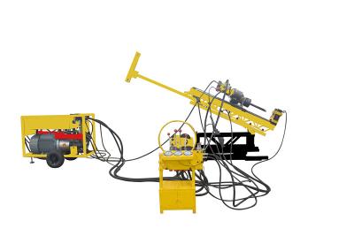 China 95-3 HQ 500m 75KW Hydraulic Underground Tunnel Drilling Rig with 0-360° Angle Capability for sale