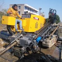 China 32 Ton 12600 Nm Horizontal Directional Drilling Machine Rubber Track for sale