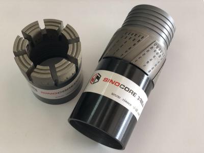 China Wireline Impregnated Diamond Core Drill Bit NQ3 75.18mm OD for Mineral Exploration for sale