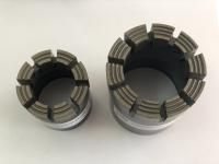 China Wireline Impregnated Diamond Core Drill Bit NQ3 75.18mm OD for Mineral Exploration for sale