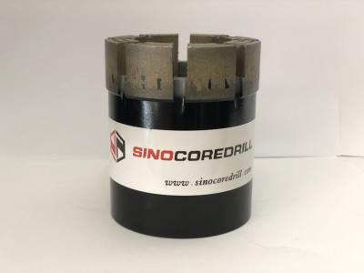 China Mining Exploration Diamond Core Drill Bits NQ 75.18mm High Quality Synthetic Diamond Impregnated for sale