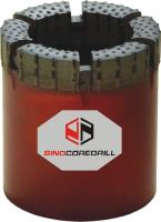 China B N H P Wireline Natural Diamond Surface Set Core Drilling Bits For Broken Formation Rocks for sale