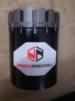 China Diamond Wireline Drill Bits WL3 Turbo Type With More Cutting Ability Less Pressure for sale