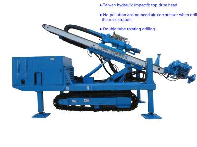 China Top Drive Anchor Drilling Rig Φ150-Φ250mm 80-100m Hydraulic Impact Rotary Power Head for sale