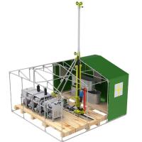 China EP550 Portable Hydraulic Core Drill Rig with 160kg Component Weight and Multiple Rod Sizes for sale