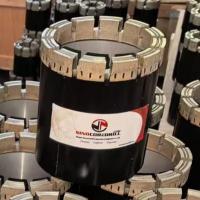 China PQ Matrix Layer Diamond Core Bit for Abrasive Hard Rock Formations 16mm Crown Height for sale