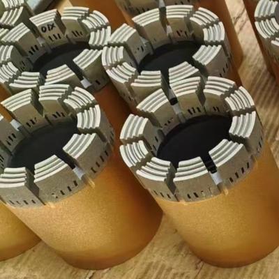 China SINOCOREDRILL Impregnated Diamond Core Bit BQ NQ HQ PQ 9mm-16mm Crown Height for sale