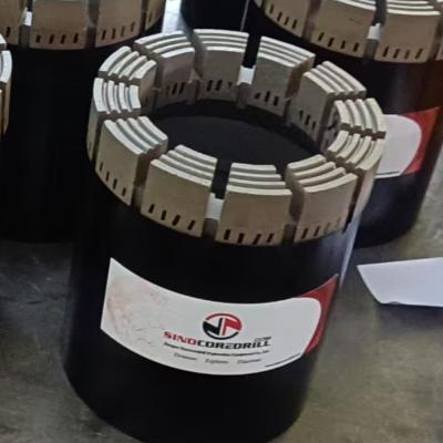 China SINOCOREDRILL PQ Series Diamond Core Bit High Efficiency 10mm-15mm Segment Height for sale