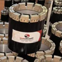 China SINOCOREDRILL BQ NQ HQ PQ Diamond Core Bit 9mm 16mm Crown Height for sale